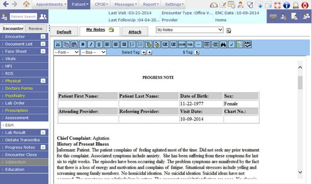 Cardiology Electronic Medical Records (EMR / EHR) | Practice Management ...